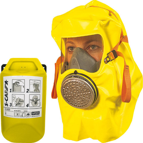 MSA Pokrivalo za izhod v sili S-CAP, stenska škatla